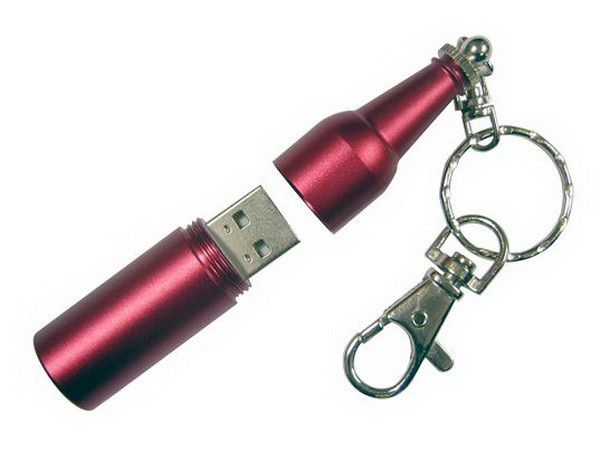 Buy Bottle Shaped Usb Flash Drive Customized Capacity Usb Flash Disk ...