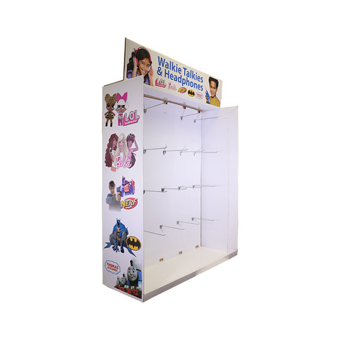 Buy Cardboard Hanging Children Toy Display Rack Pdq Paper Carton Stand ...