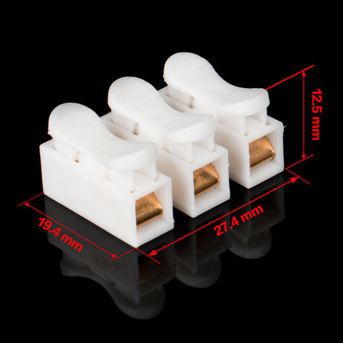 Buy Ch2 Ch3 Push-type Quick-connect Connector Terminal Block Spring ...