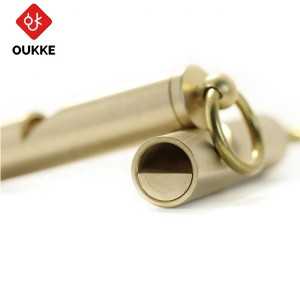 Buy Cnc Custom Metal Survival Brass Whistle Sport Copper Safety Whistle ...
