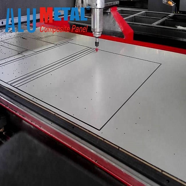 Buy Cnc Router Curved Aluminium Composite Panel Cnc Rolling Sheet Acm ...