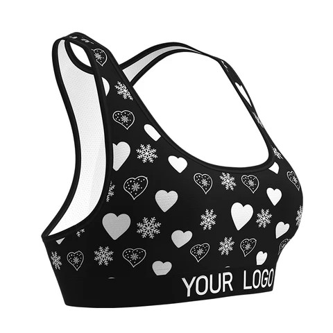 Buy Custom Bralette Print Pattern Best Seller Flower Pattern Cartoon ...
