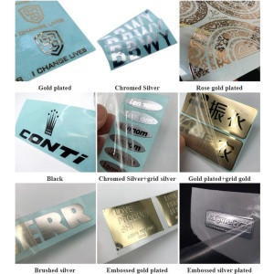 Buy Custom Electroplating Car Windows Metal Logo Sticker For Windshield ...