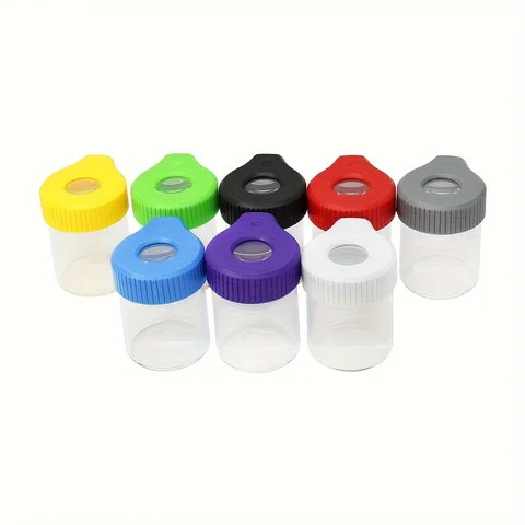 Buy Custom Logo Led Jar Magnifying Stash Container Usb Charge Storage ...