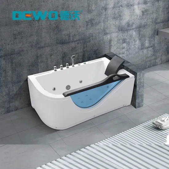 Buy Dewo Massage Bathtub Single Size With Glass Faucet Classic For ...