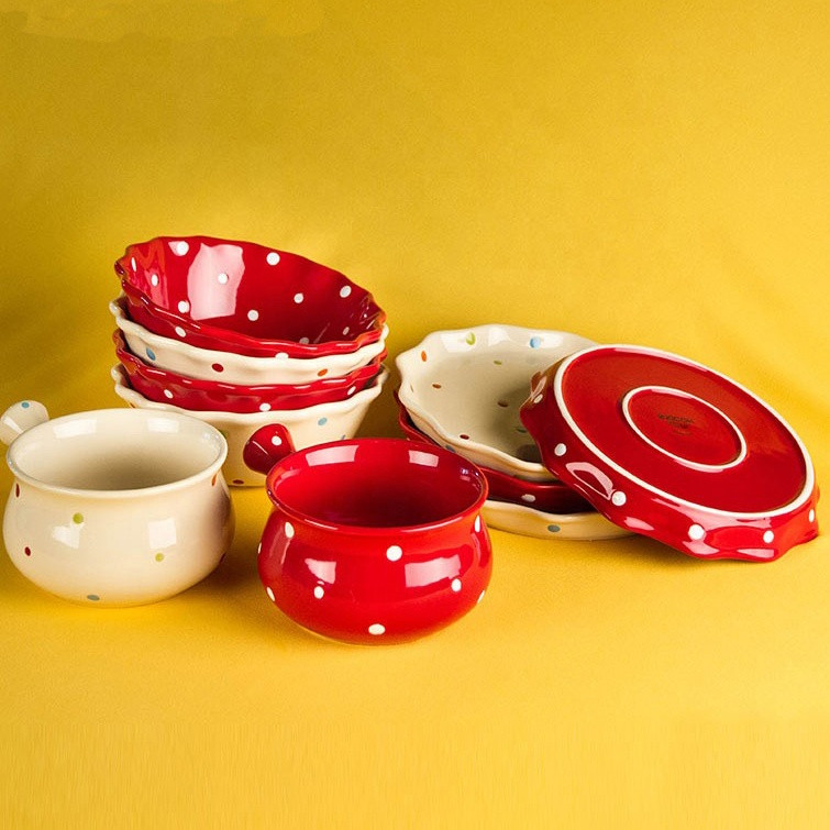 Buy Dinner Set Gold Porcelain Sets Ceramic Restaurant Plates Fine Bone ...