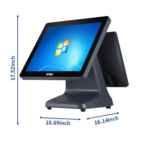 Buy Dual Screen Tp Pos System Touch Screen Desktop Epos Payment ...