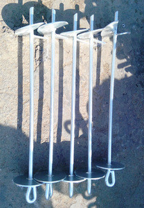 Buy Earth Ground Anchor Auger Stake Concrete Stakes from Qingdao New ...