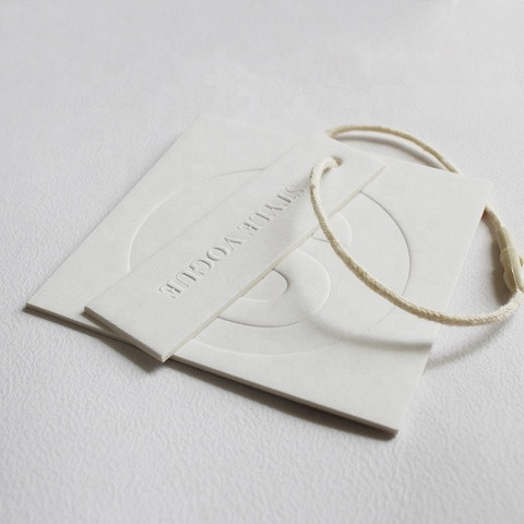 Buy Eco Garment Accessories Clothing Hang Tag Embossed Deboss Luxury ...