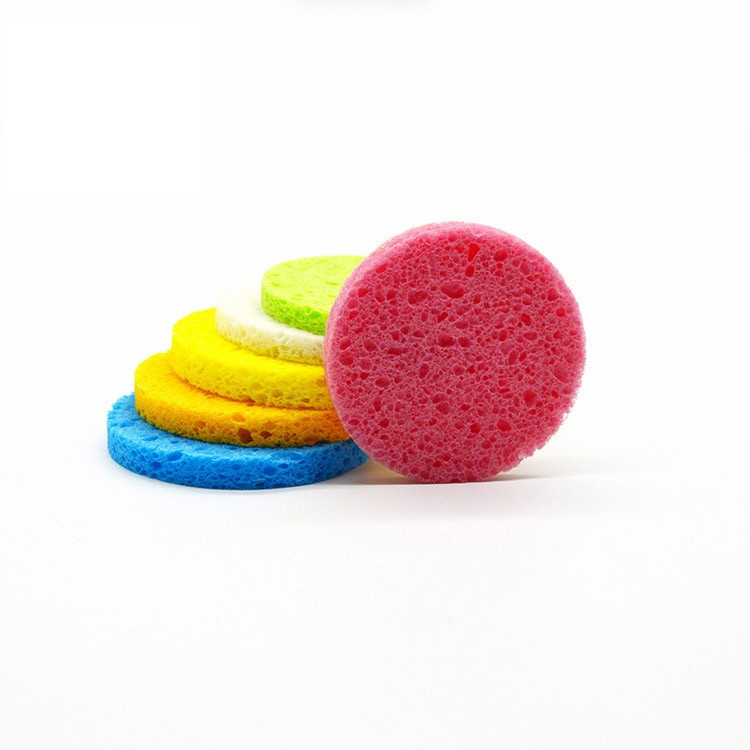Buy Round 75*10mm Expansion Cellulose Sponge For Facial Cleaning from ...