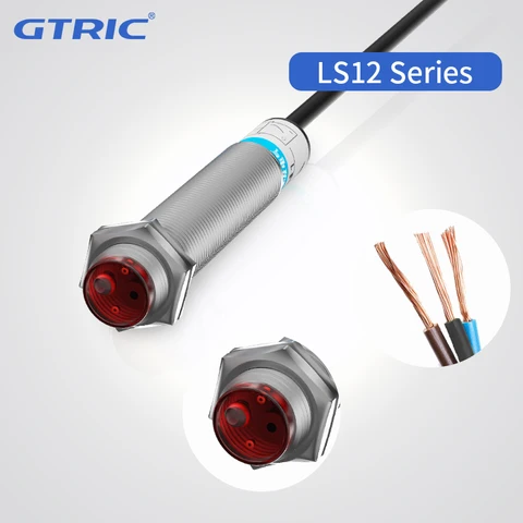 Buy Gtric Laser Photoelectric Switch M12 Series Retro Retroreflection 10-30v Npn Pnp No Nc ...