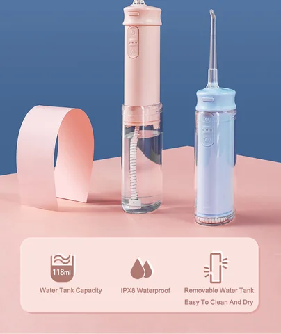 Buy Irigator Dental Irigator Water Flosser Portable Cordless Water ...