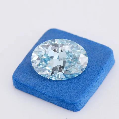 Buy Lab Grown Diamond Colored Real Lab Diamonds Wholesale Cvd Blue ...