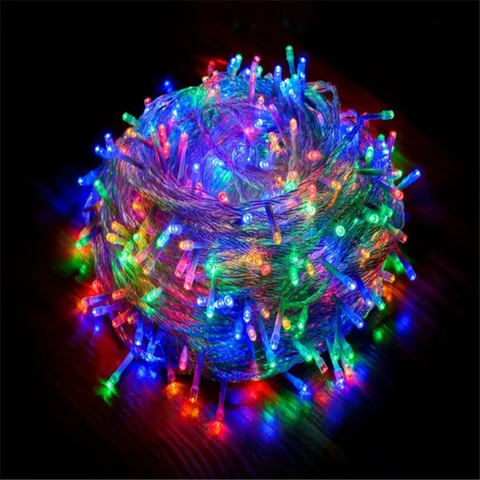 Buy 100 Led Waterfall String Lights 220v/110v 10 Meters Decorative ...