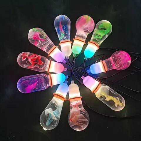 Buy Luminescent Whimsy Wishing Bottle Light Led Colorful Amber Deco ...