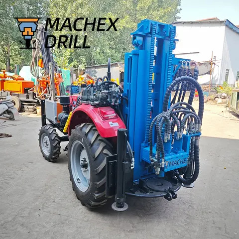 Buy Mgt-200 220m Tractor Portable Pneumatic Water Well Drill Machine ...
