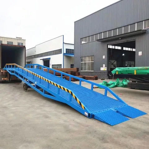 Buy Mobile Loading Dock Ramp Steel Container Loading Platform Forklift ...