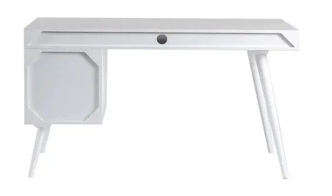 Buy Modern Minimalist White Desk Simple White Home Office Desk White ...