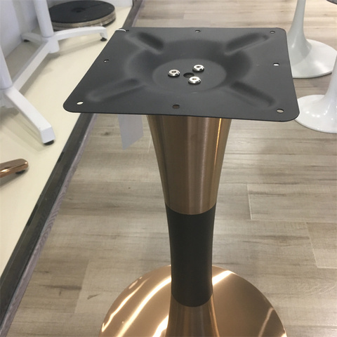 Buy New Designs Stainless Steel Rose Gold Color Table Leg Hardware ...