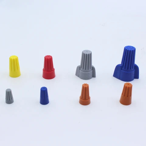 Buy Orange Screw On Wire Connectors Wire Termination Connectors Easy ...
