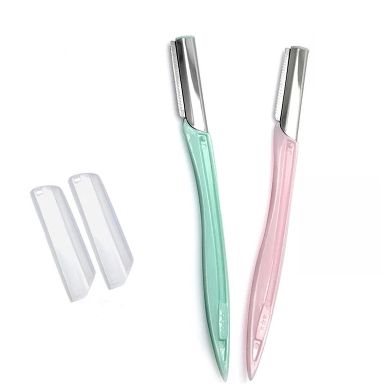 Buy Pink Facial Eyebrow Trimmer Armpit Hair Razor Beauty Face Eye Brow ...
