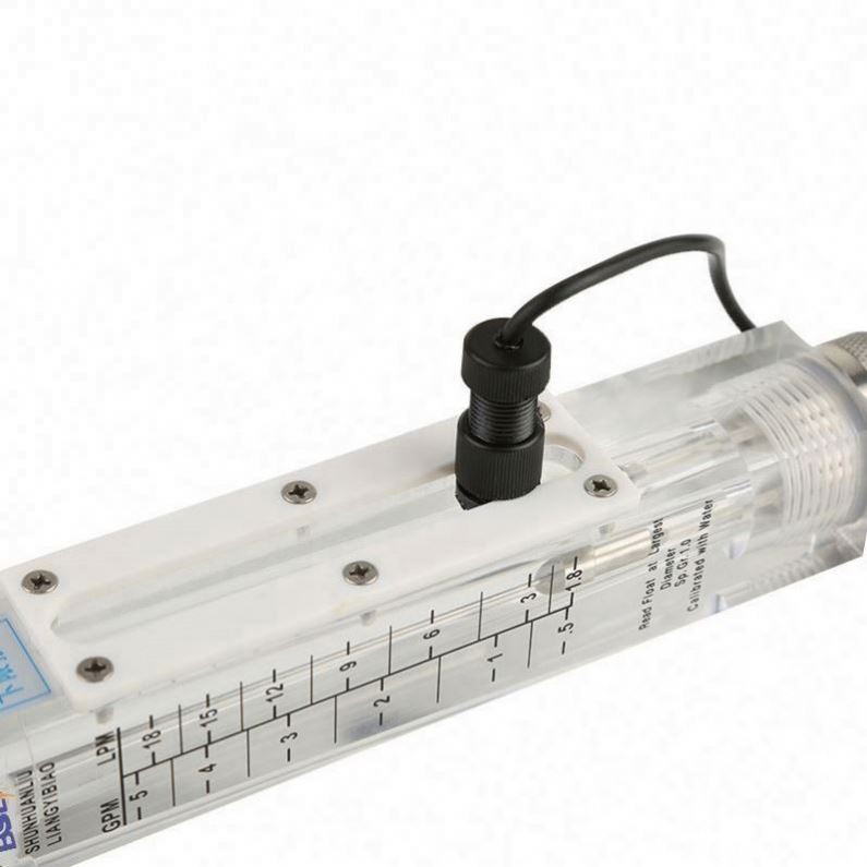 Buy Plastic Tube Panel Type Rotametr Valve Flow Meter Air Gas Rotameter ...