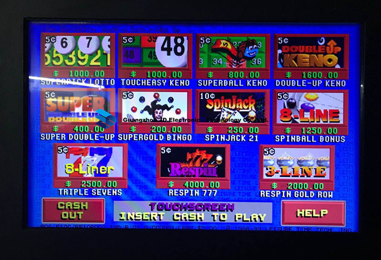 Buy Pog 22inch Vertical Metal Arcade Game Luky Duck Skill Slot Machine ...