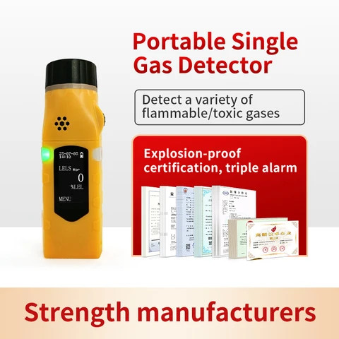 Buy Portable Hydrogen Detector Sensor Portable Hcl Gas Analyzer H2s Gas ...