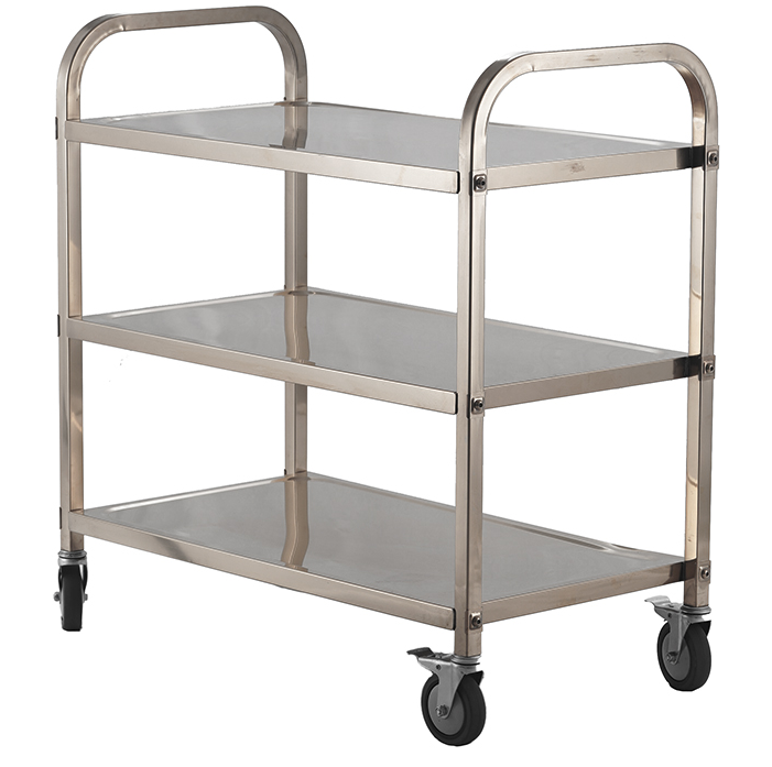 Buy Restaurant Stainless Steel Service Cart Serving Trolley Food ...
