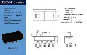 Buy Rohs Slide Switch 3 Position For Hair Care Electrical Products Home ...