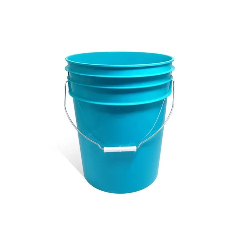 Buy Shineopen Paint Pail Round Plastic Buckets With Spout Lid ...