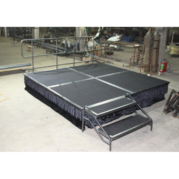 Buy Steel Mobile Stage With Wheels / Aluminum Stage / Plywood Stage ...