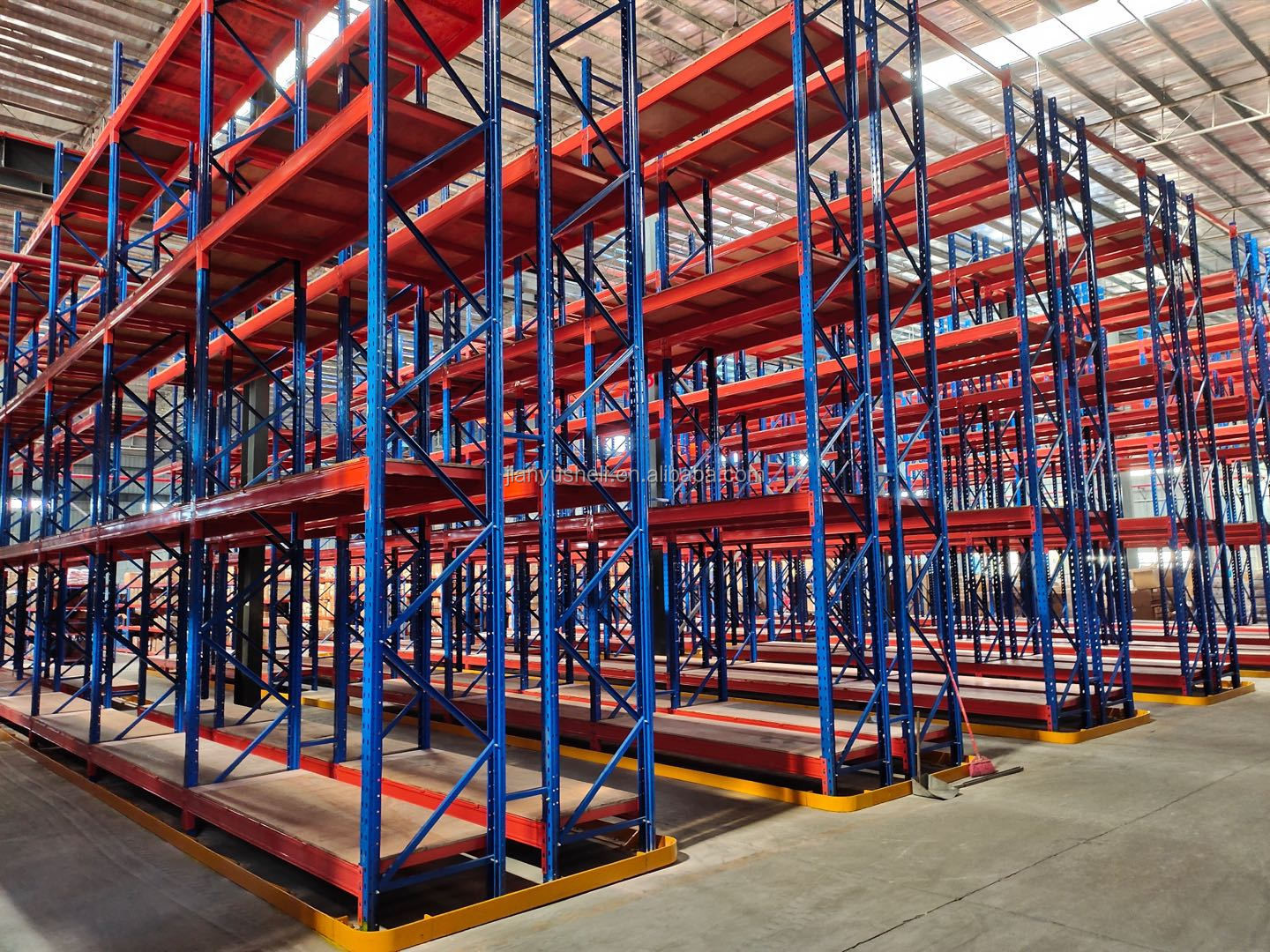 Buy Steel Structural High Bay Racks Single Deep High Density Steel ...