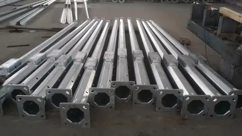 Buy Tiltable Poles, Tilt Down Hinged Pole,monopole,cctv Camera Pole ...