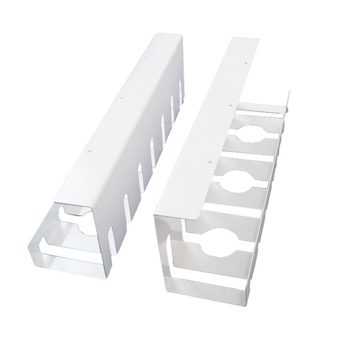 Buy Under Desk Cable Tray Flame-retardant Decoration Trunking Bracket ...