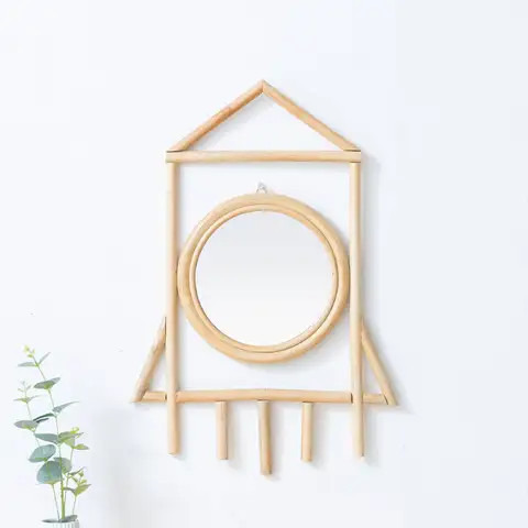 Buy Unique Rattan Mirror For Children In The Shape Of A Rocket ...