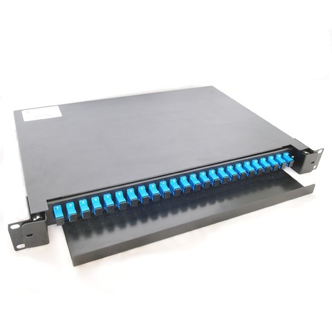 Buy Wholesale 19" Rack Mount Fibre Distribution Panel Odf 24 Port 24 48 ...