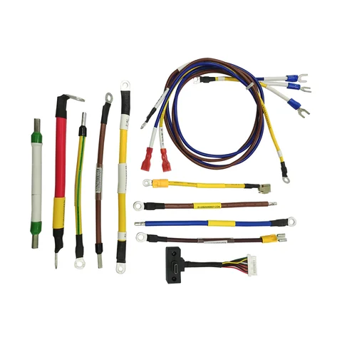 Buy Yellow Green Red Black Internal Electric Power Cords Extension ...