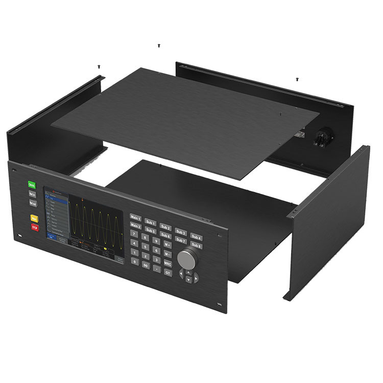 Buy Yongu 4u 19 Inch Rack Enclosure Flat Extruded Side Panel Aluminum ...