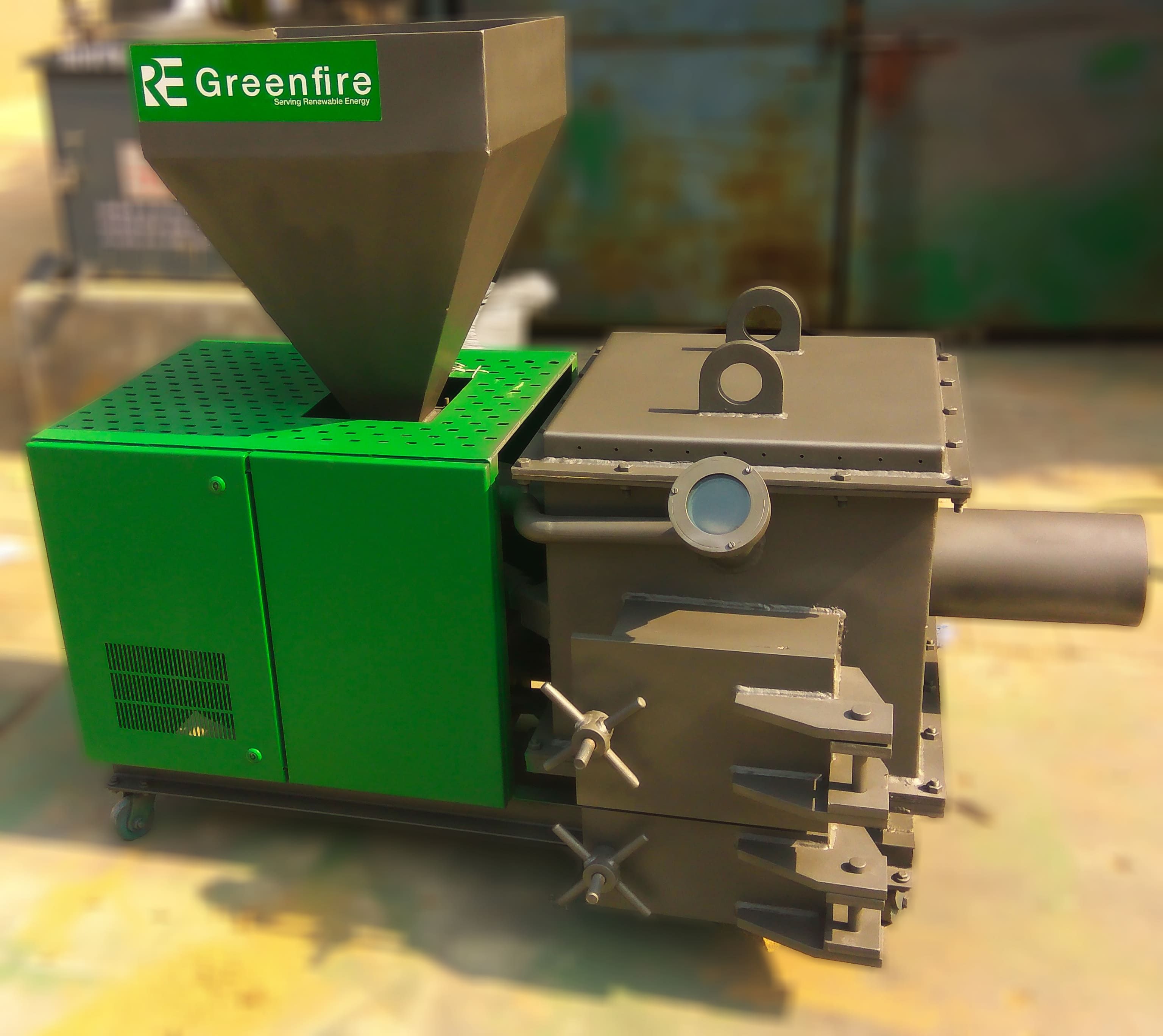 Buy Biomass Wood Pellet Burner from Greenfire Energy Pvt Ltd, India ...