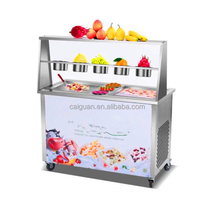 Buy Cbj21/22 Commercial Roll Fry Ice Cream Machine Roll Up Ice Cream ...