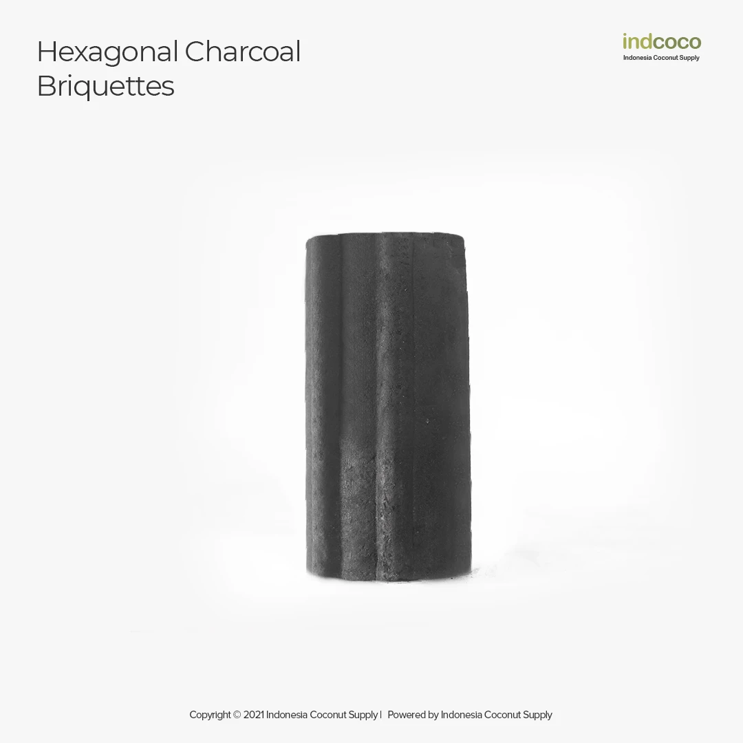 Buy Hexagonal Charcoal Briquettes from Indonesia Coconut Supply ...
