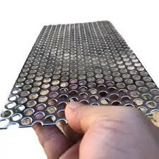 Buy Oval Hole Perforated Metal Mesh , Punch Plate Screens Anodizing ...