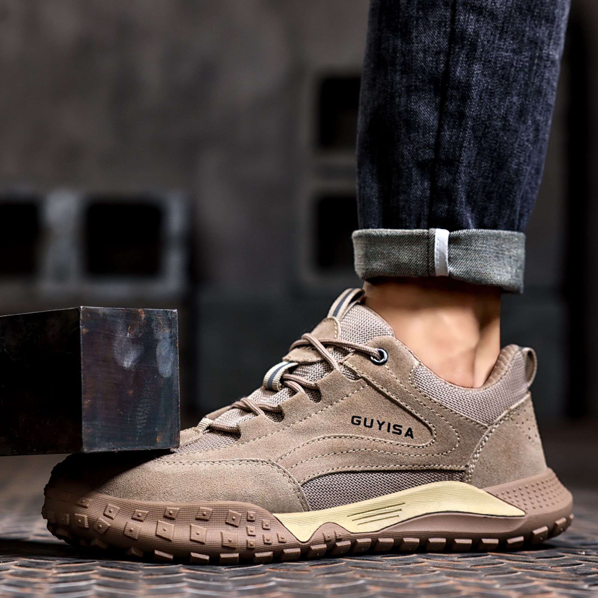 Buy Premium Industrial Safety Shoes With Anti-puncture & Breathable ...