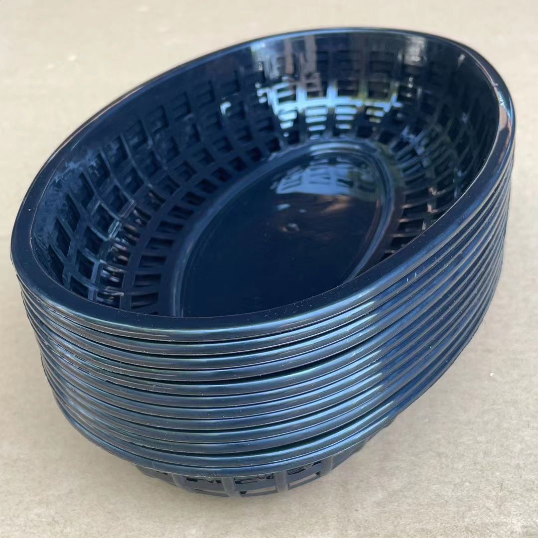 Buy Plastic Fry Fast Food Basket Bread Baskets Oval-shaped from ...