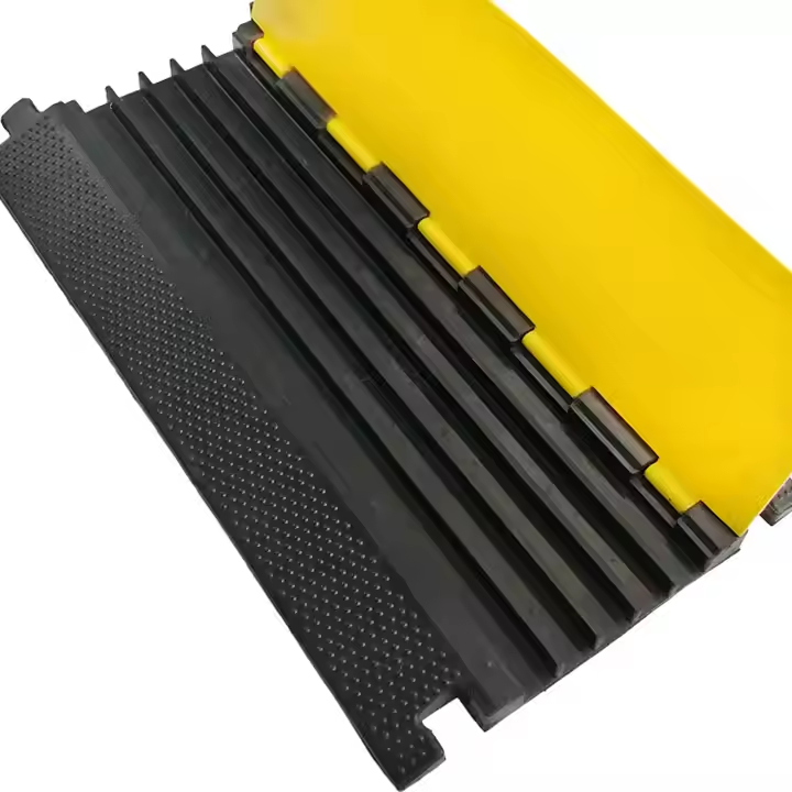 Buy 3/5 Channel Rubber Cable Protector Hose Protector Ramps Cable Ramps ...