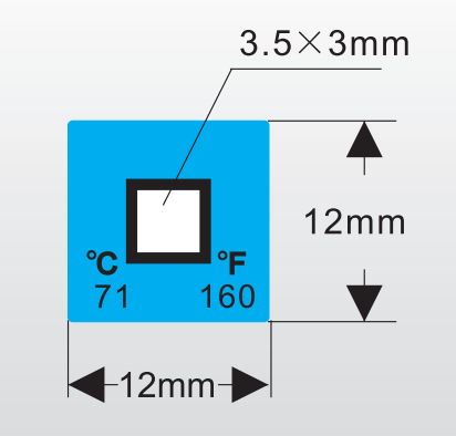 Buy Color Change Temperature Heat Resistant Sticker For Welding ...