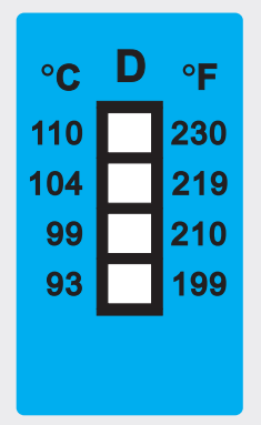 Buy Color Change Temperature Heat Resistant Sticker For Welding ...