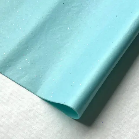 Buy 17gsm Light Blue Laser Silver Gemstones Factory Dtrect Tissue Paper ...