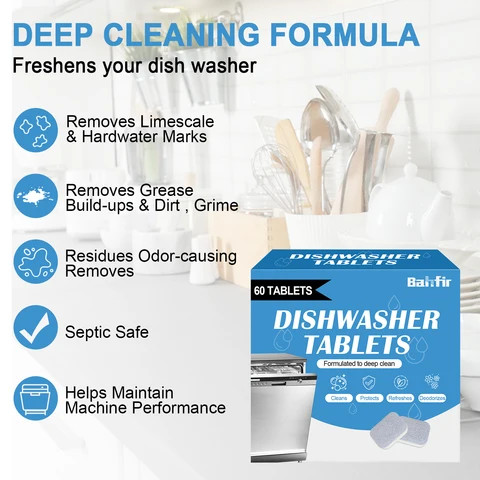 Buy All-in-one Eco-friendly Powerful Dishwashing Cleaner Tablets ...